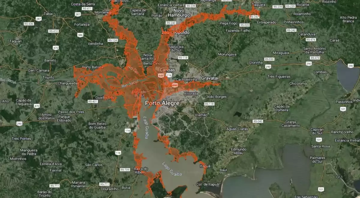 Saiba quantas cidades continuam alagadas no RS nesta sexta-feira (10 ...