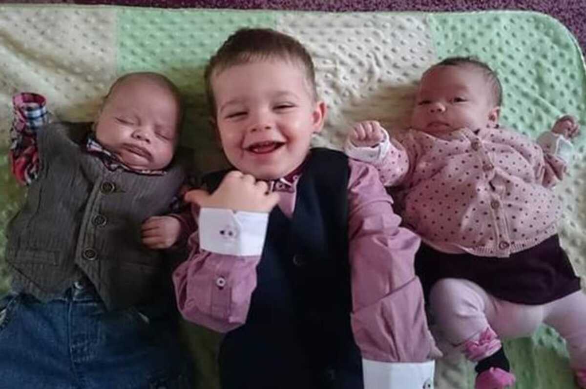 Conheça os trigêmeos que nasceram com intervalo de 2 anos - Correio do ...